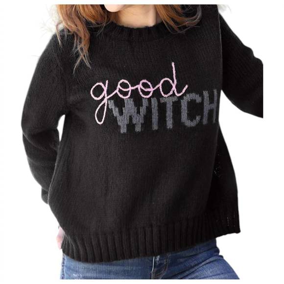 Wooden Ships | Sweaters | New Wooden Ships Good Witch Sweater In Black ...